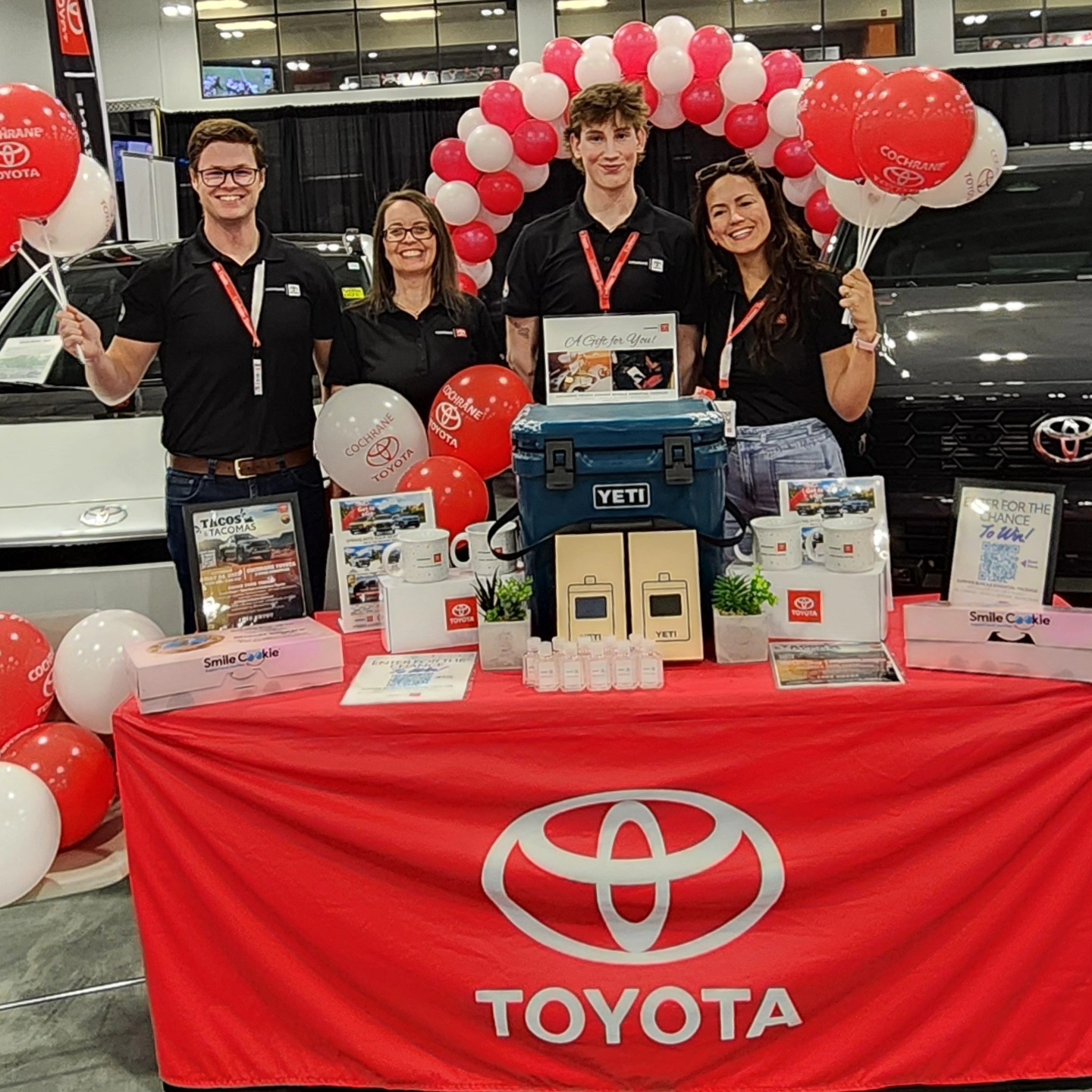 Smiles That Say It All: Cochrane Toyota Shines at the 2025 Trade Show ...