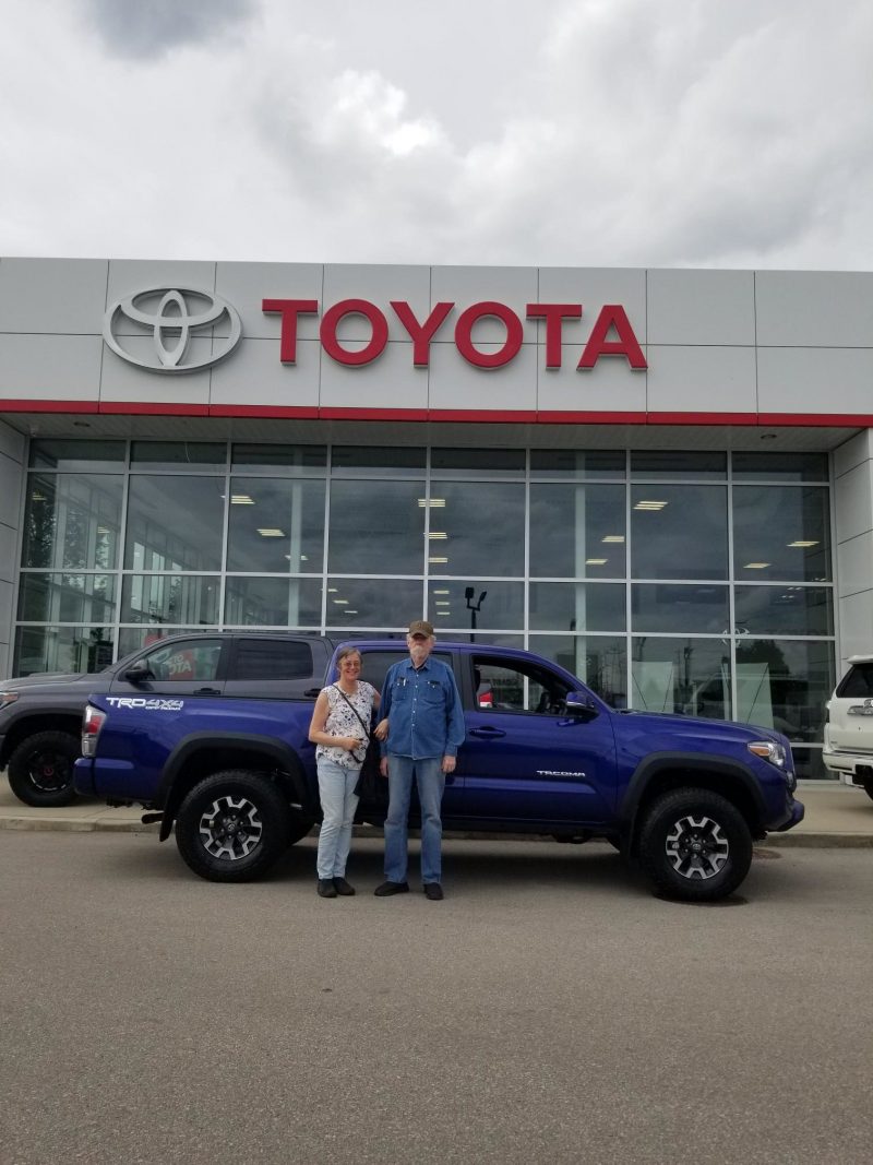 Ron Gets More Space Upgrading to a New Blue Tacoma TRD Offroad with ...