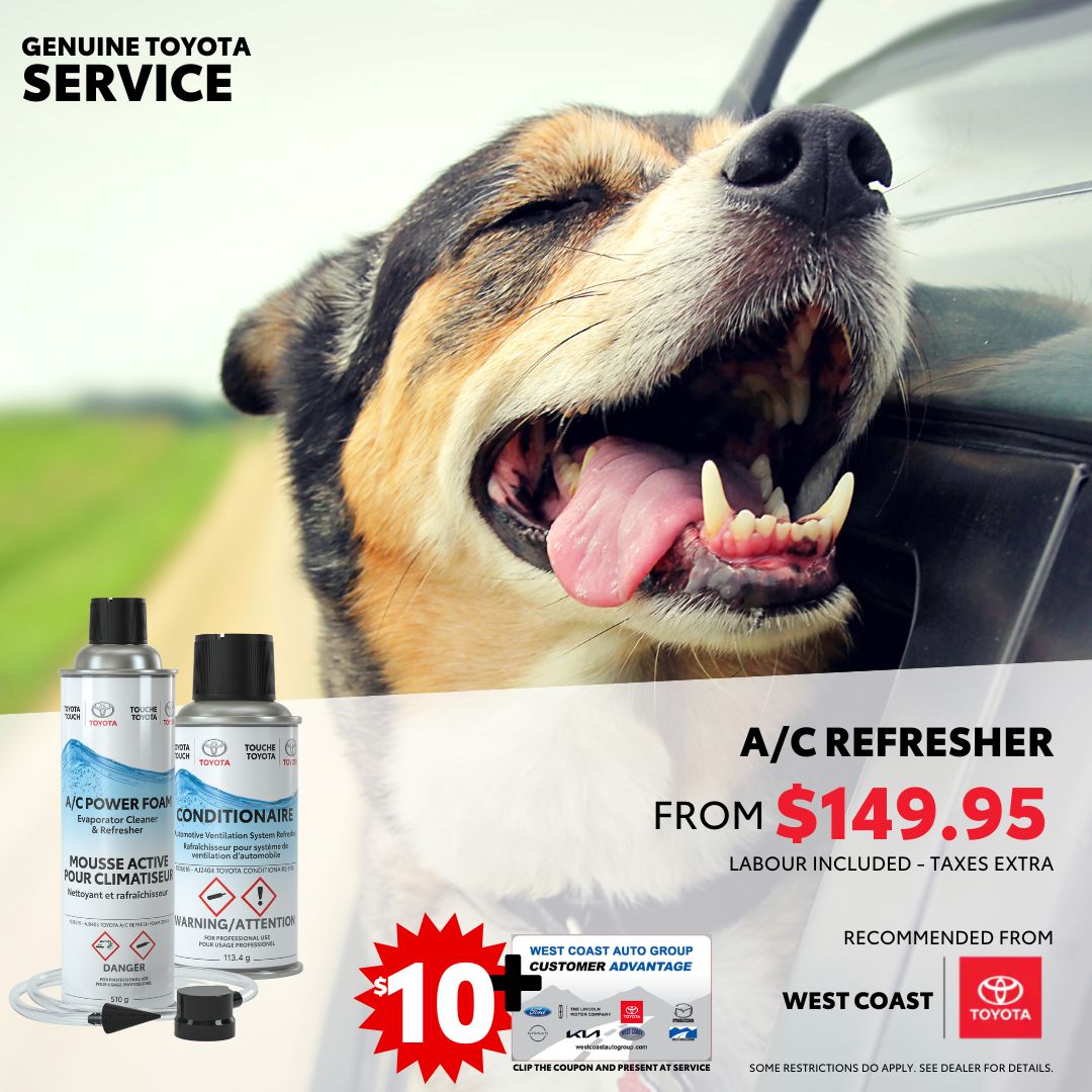A/C Refresher Service | West Coast Toyota