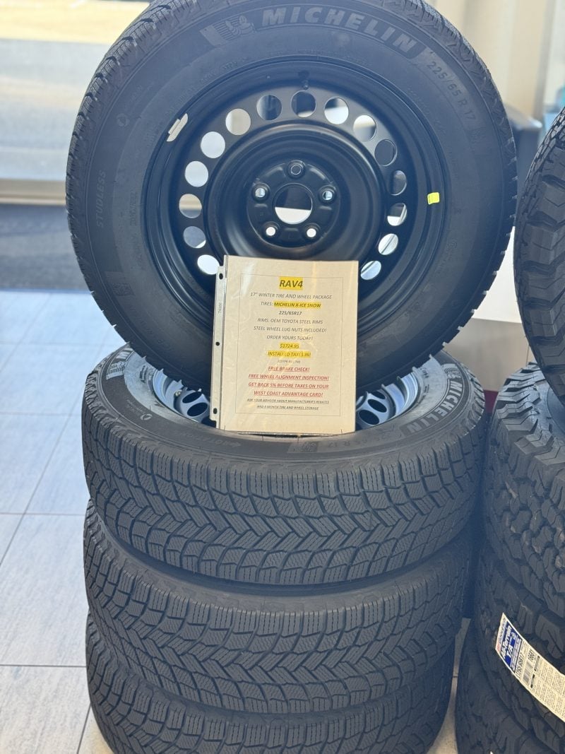 Winter Wheel & Tire Sets – Ready to Roll at Unbeatable Prices! | West Coast Toyota