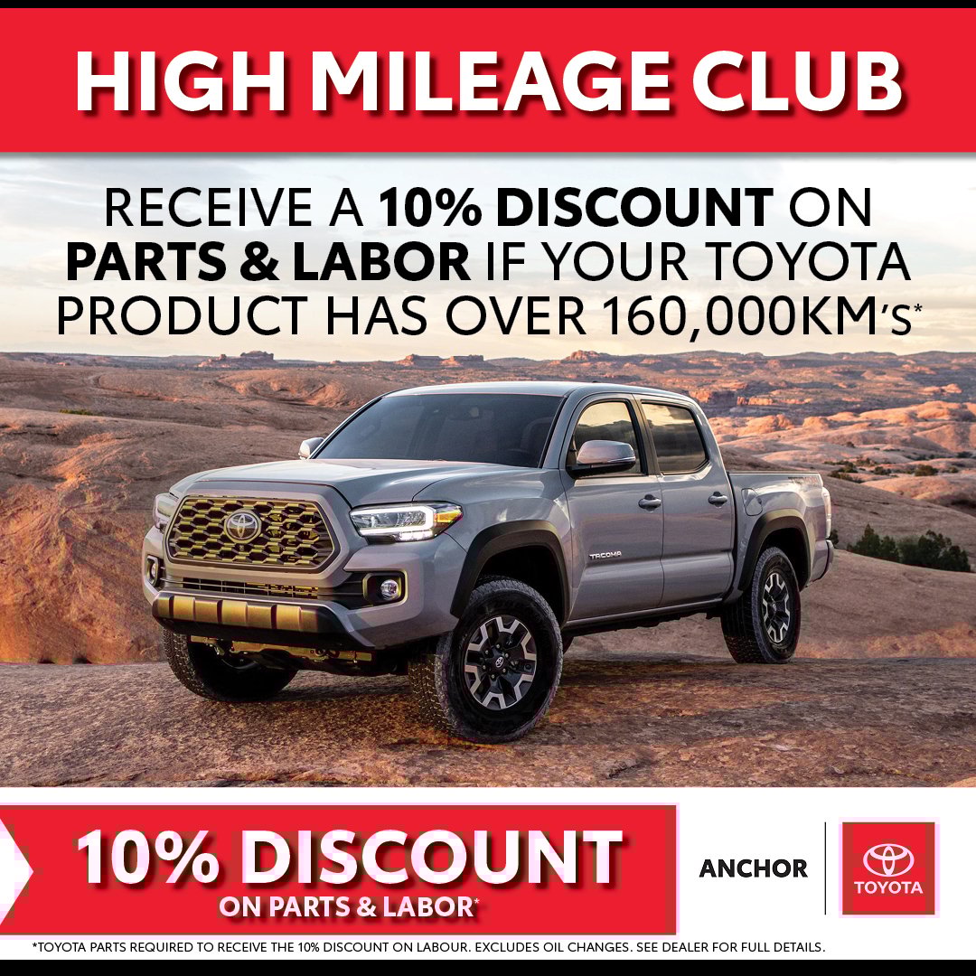 High Mileage Club - Anchor Toyota