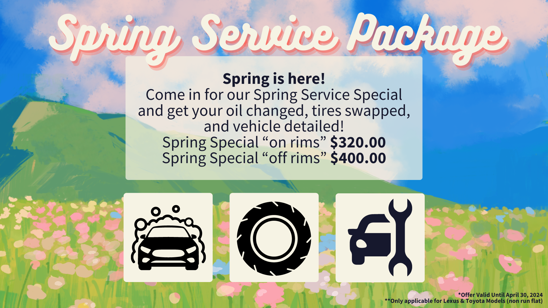 Spring Service Package - Lexus South Pointe