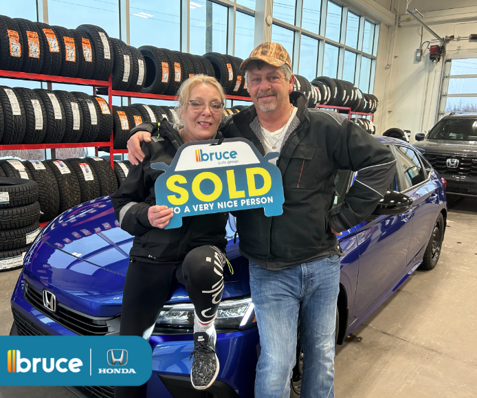 Calvin Ross and Victoria Hopkins / 2024 Honda Civic Sport | Bruce Honda