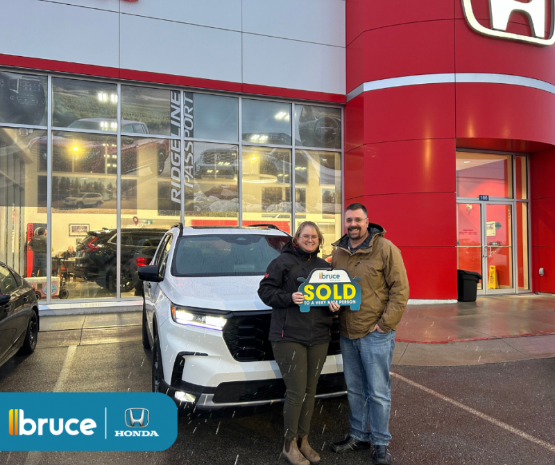Erin and Marc Emond / 2024 Honda Pilot Trailsport | Bruce Honda