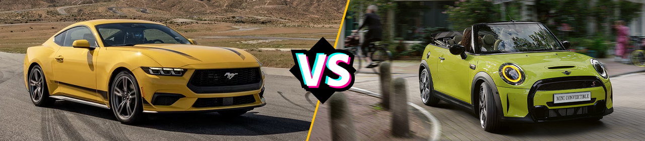2024 Mini Convertible vs Ford Mustang Convertible Comparison | Mini ...