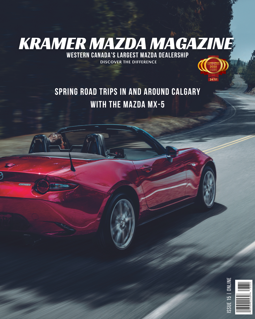 Spring Road Trips in and Around Calgary with the Mazda MX-5