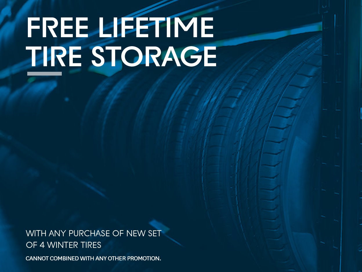 Free Lifetime Tire Storage - ACURA ON BRANT