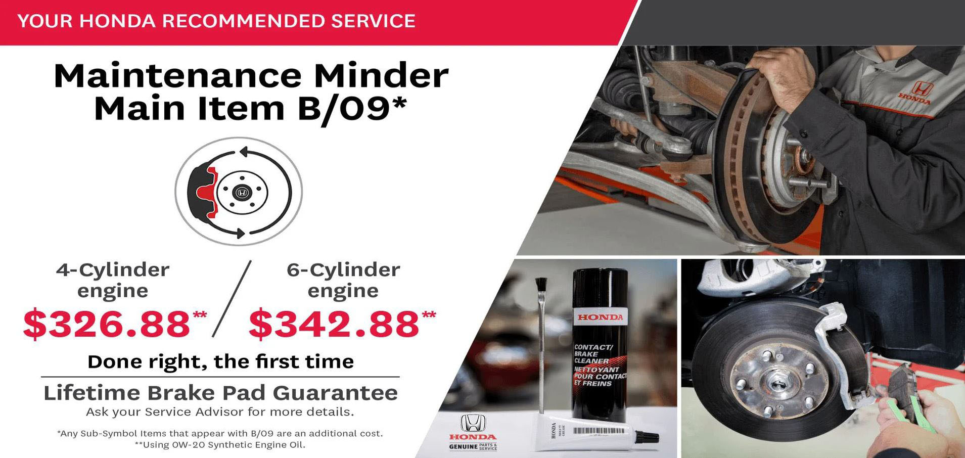 Maintenance Minder 4 - Crown Honda