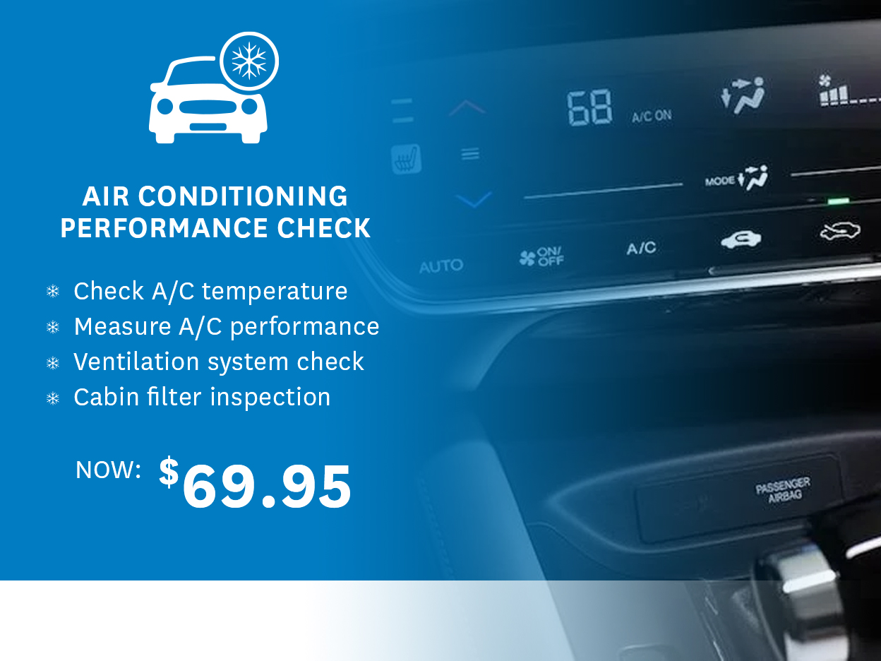 Air Conditioning Performance Check - Blue Mountain Honda