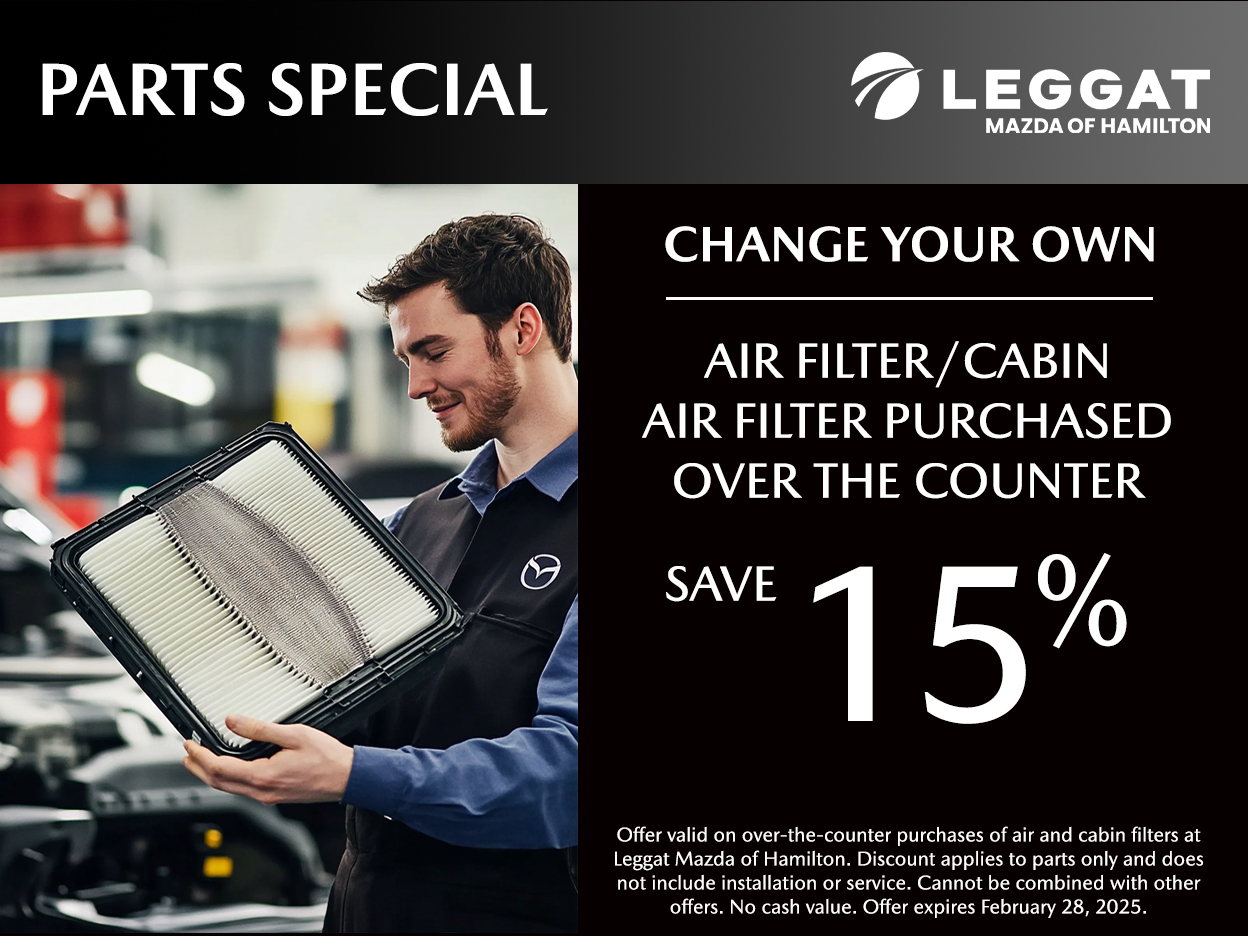Air Filter Special | Mazda of Hamilton