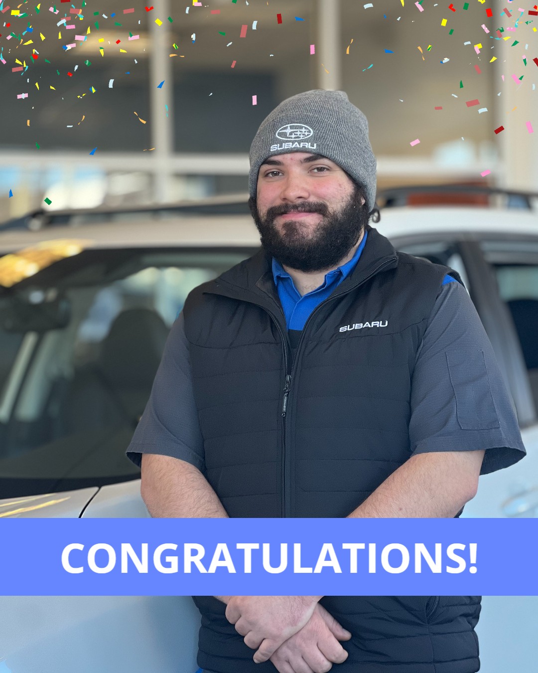 Congrats Mario! - Subaru Of Charlottetown