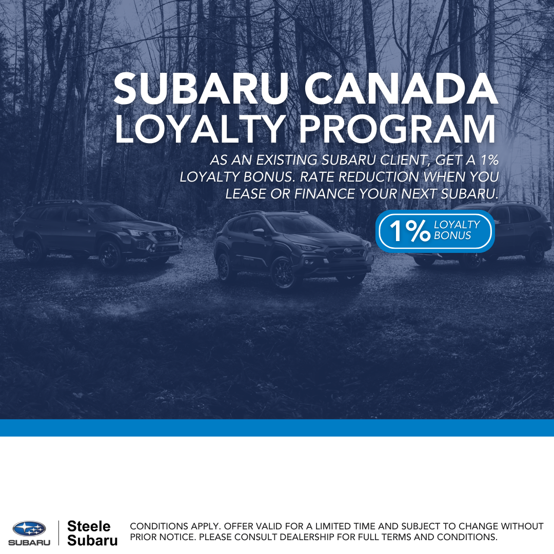 Subaru Loyalty Program - Steele Subaru