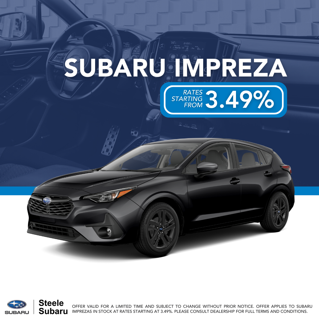 Rates As Low As 3.49% - Steele Subaru