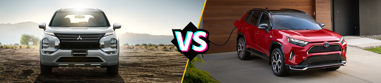 2023 Mitsubishi Outlander PHEV vs 2023 Toyota RAV4 Prime - Steele ...