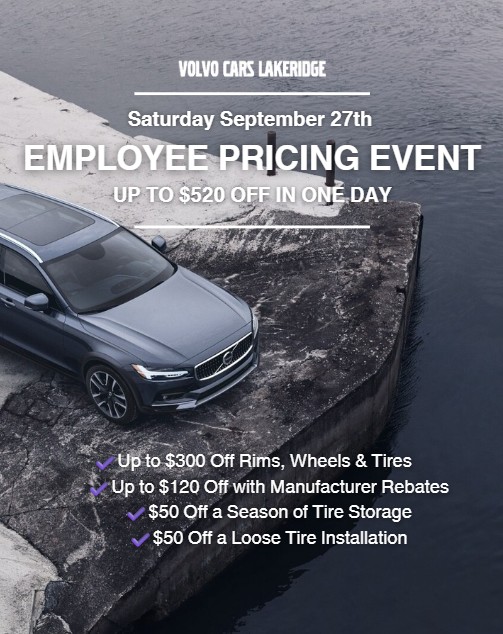 Employee Pricing Event - Volvo Cars Lakeridge