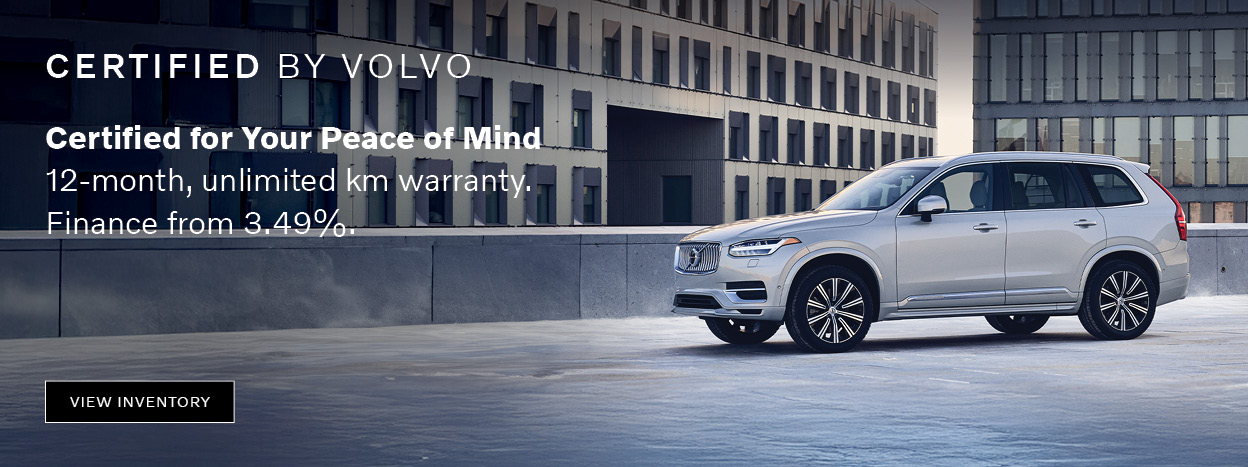 Certified by Volvo - Jim Pattison Volvo Cars North Vancouver